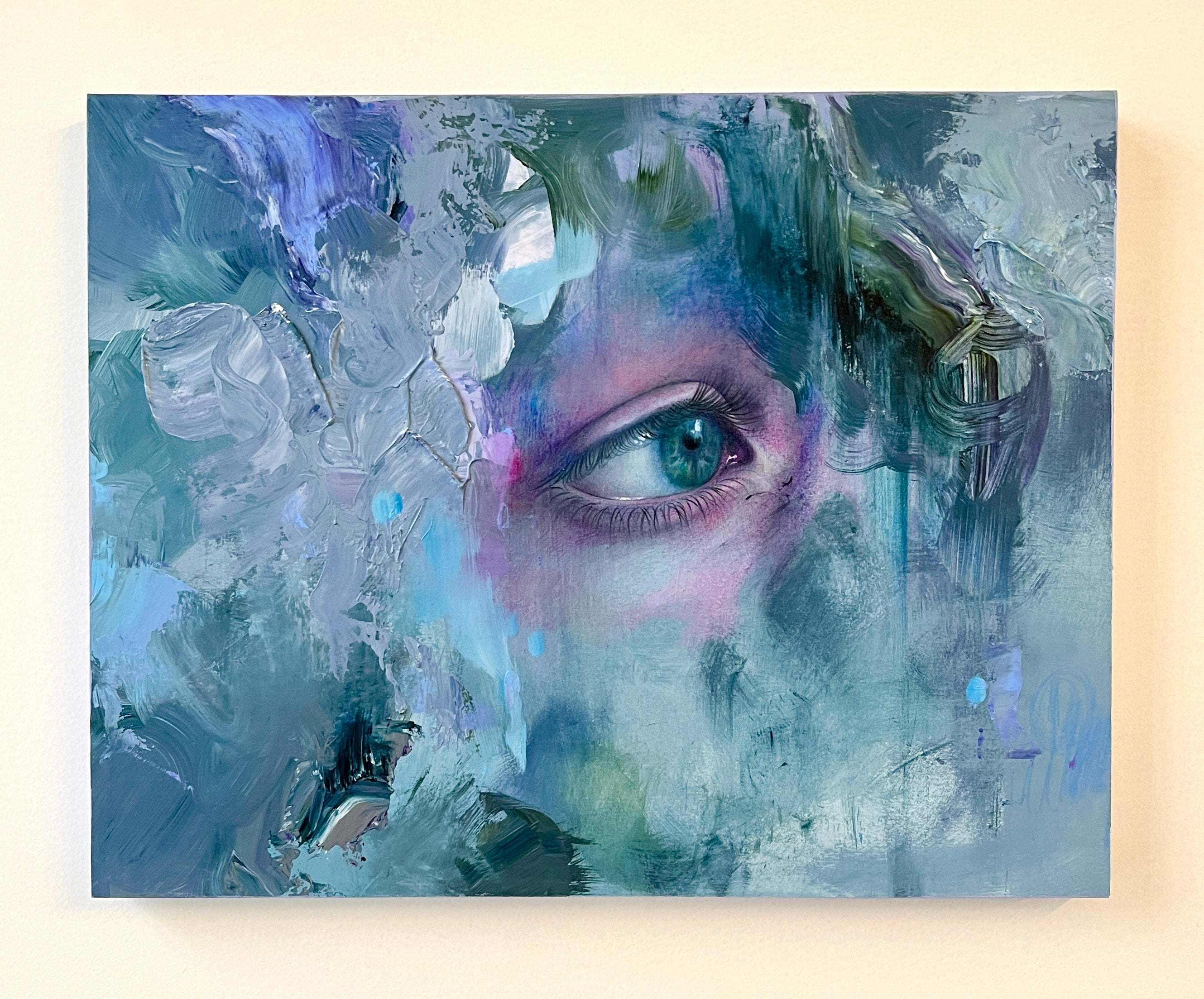 Perception I (2022) small original acrylic painting, gallery wall art ...